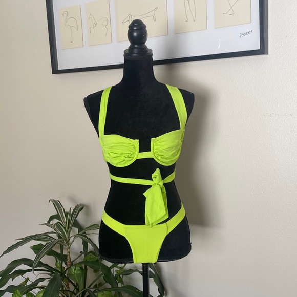 Basic BXXCH | Swim | Basic Bxxch Neon Balconette Bathing Suit | Poshmark